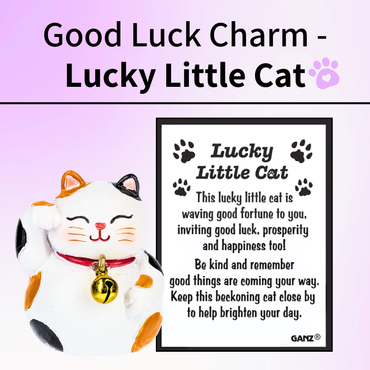 Good Luck Charm – Lucky Little Cat | Treasured Roots Flower Shop